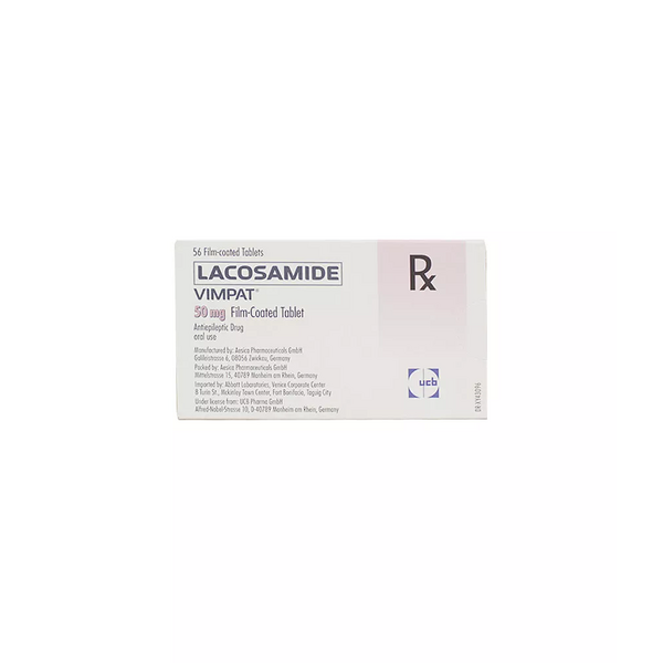VIMPAT Lacosamide 50mg Film-Coated Tablet 1's price in the Philippines ...